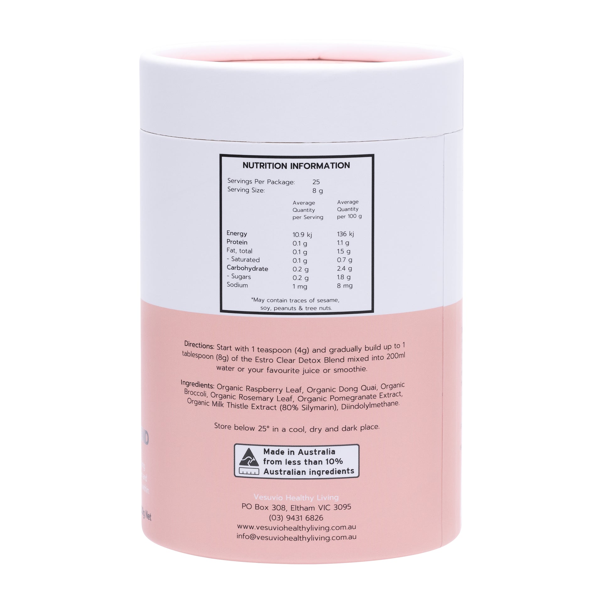 Estro Clear Detox Blend – Vesuvio Healthy Living